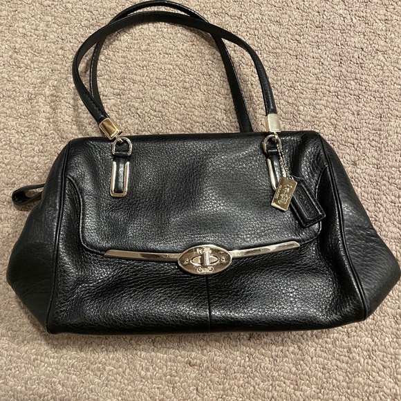 Coach | Bags | Coach Madison Leather Madeline East West Satchel Light ...